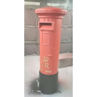 MAIL BOX-Iconic British Red Pillar Letter Box | propNspoon