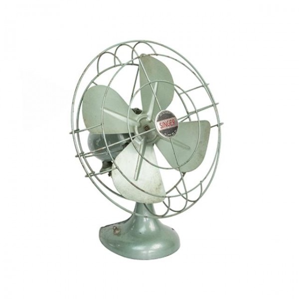 FAN-Vintage Jade Green Singer Electric Fan | propNspoon