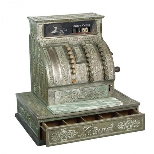 VINTAGE NATIONAL CASH REGISTER-Circa Early 1900's | propNspoon